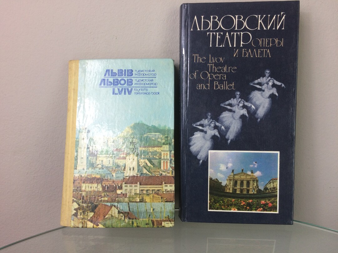 Set of 2 Soviet Books Foto Travel Guide the Lviv Theatre of Opera and ...