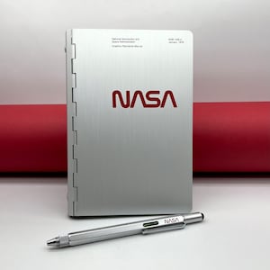 NASA Notebook, Metal Cover, Notepad, NASA Notepad, Airplane, Plane ...