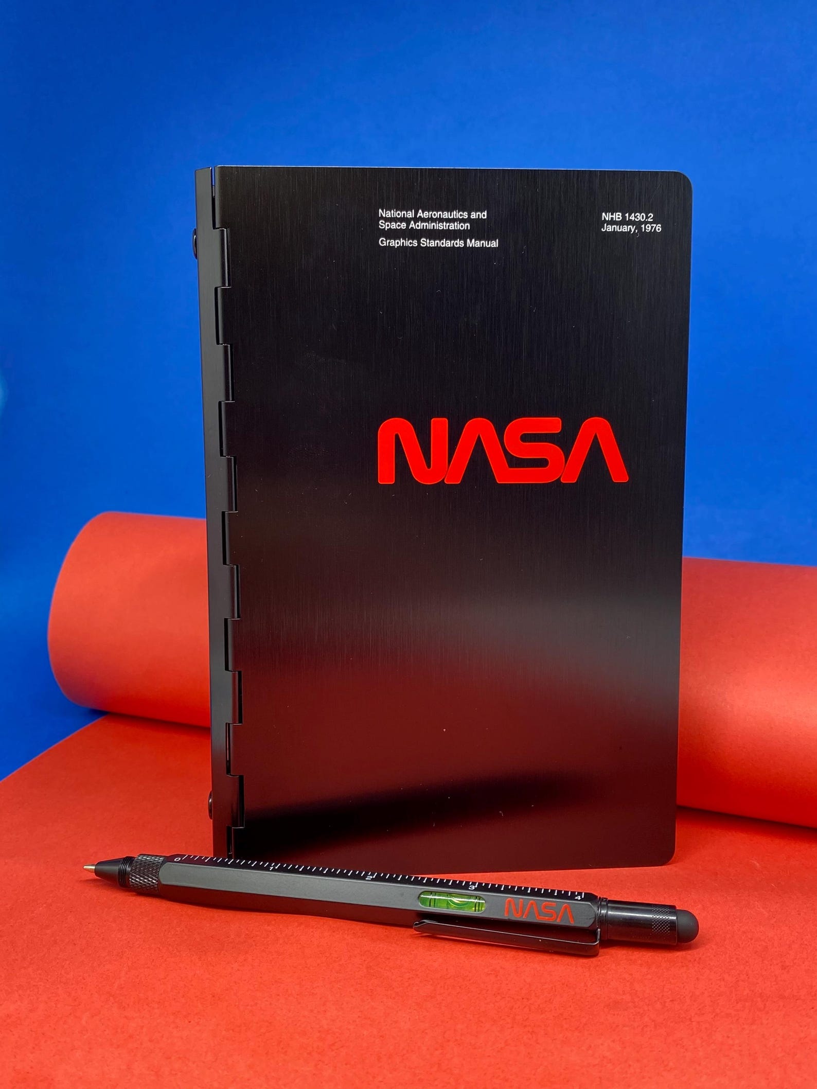 NASA Notebook BLACK, Metal Cover, Notepad, NASA Notepad, Airplane ...