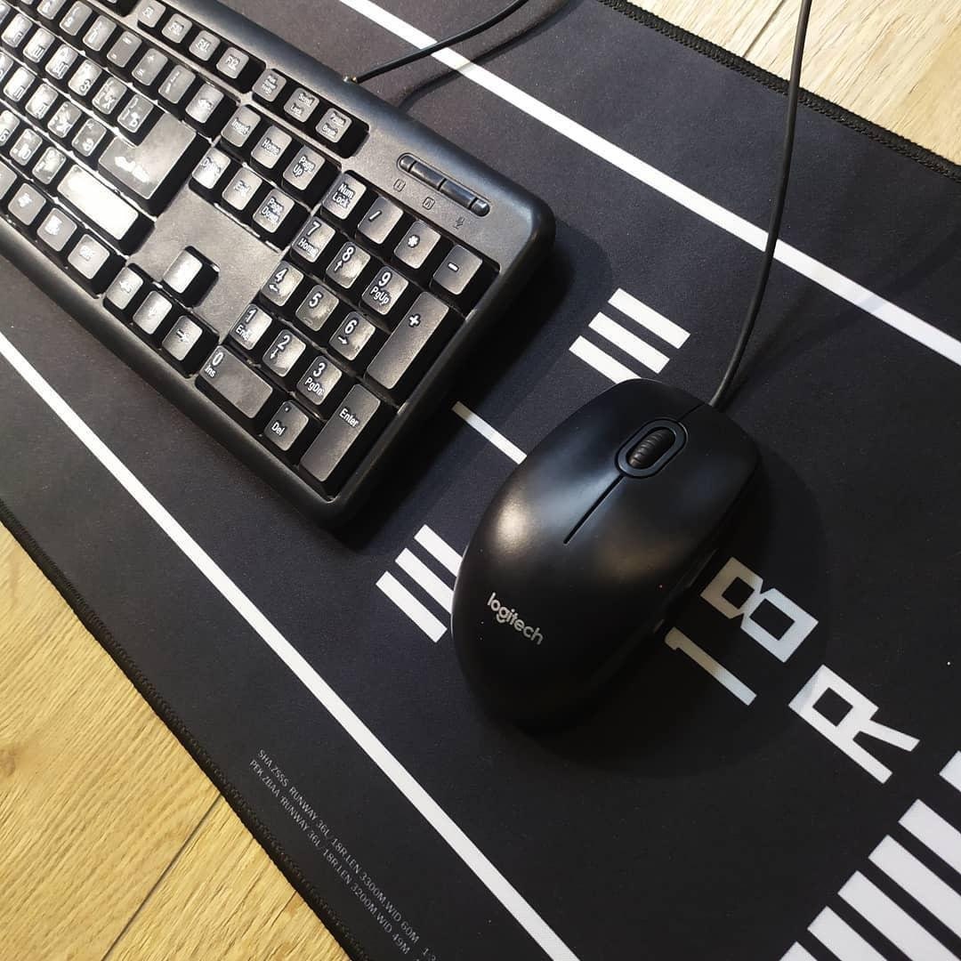 Runway Mouse Pad Desk Mat Airplane Desk Decor Mousepad | Etsy