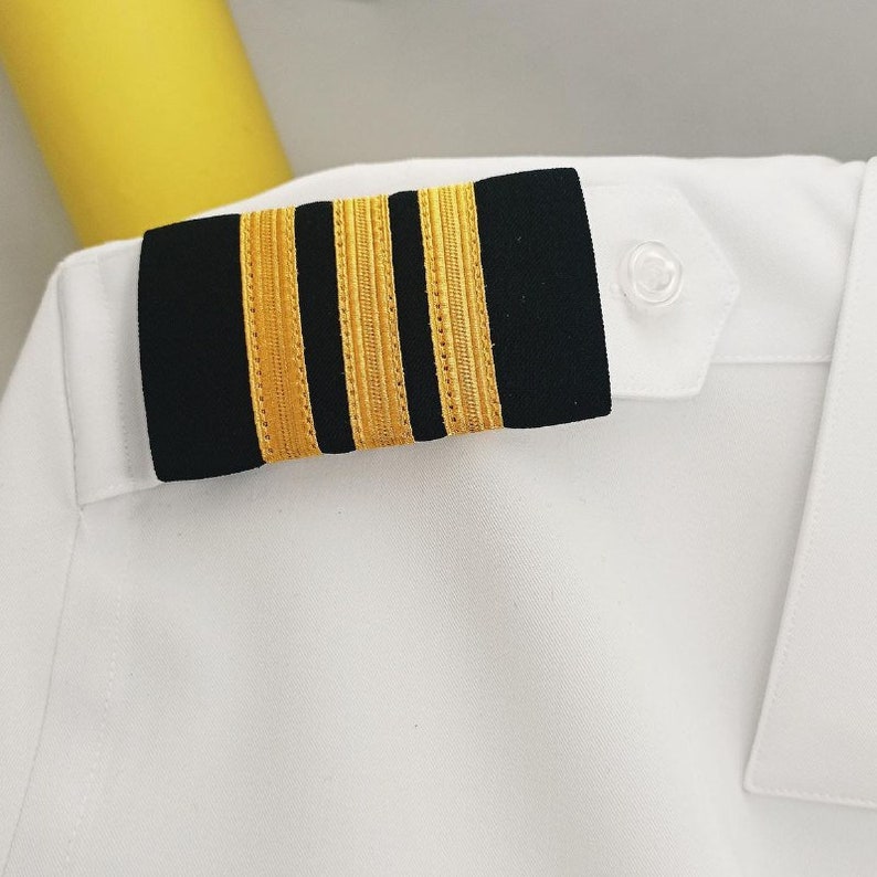 Pilot Epaulets 4 Bars 3 Bars 2 Bars 1 Bars Clothes for - Etsy