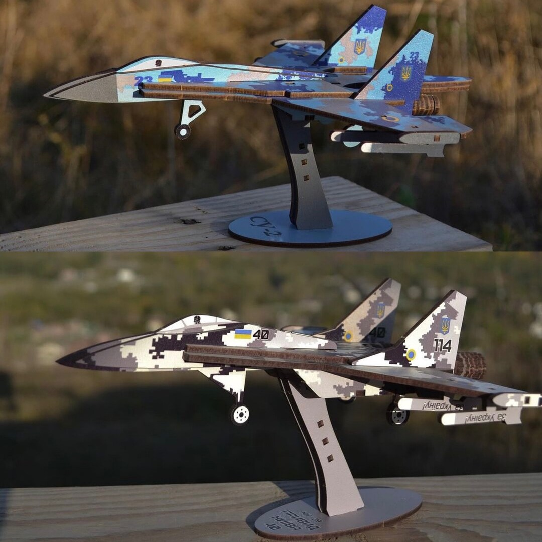 Wooden Constructor SU-27 Flanker, Mig-29, Sukhoi, Mig-29 Fulcrum, No ...