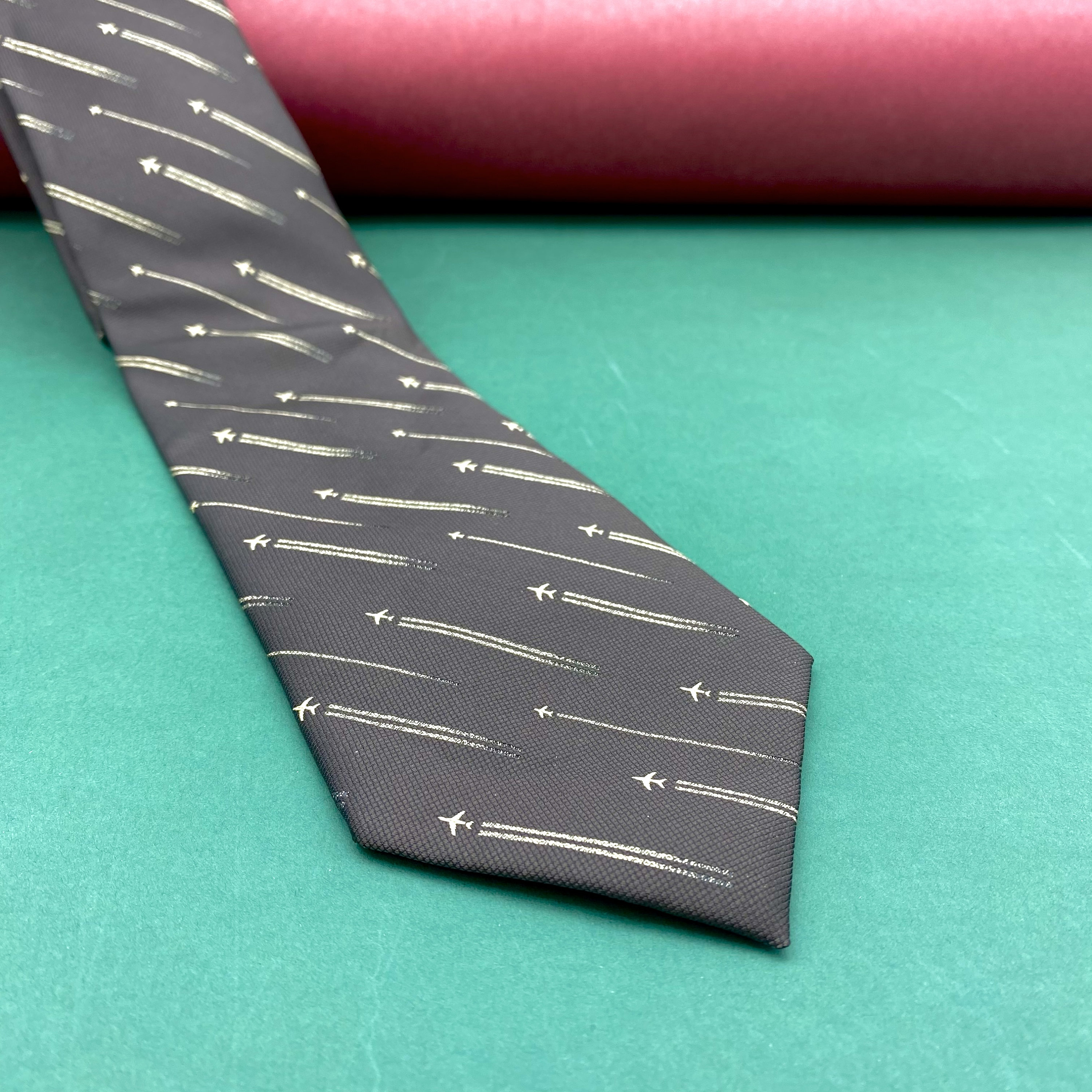 Tie With Planes, Necktie, Aviation Gift, Present for Pilot, Airplane ...