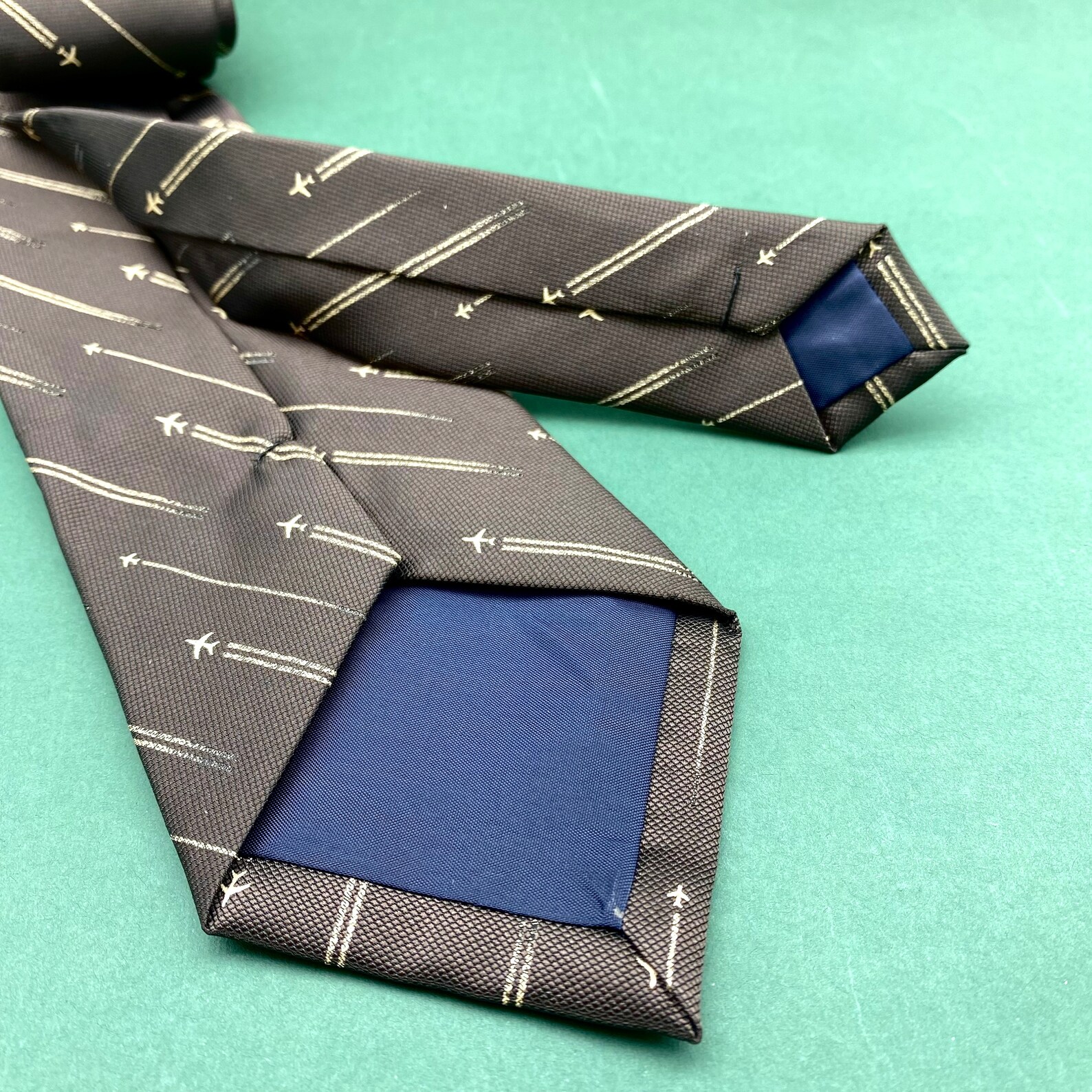 Tie With Planes, Necktie, Aviation Gift, Present for Pilot, Airplane ...