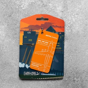 Keychain Aviation Tag the British Aerospace Bae 146, Original Aircraft ...