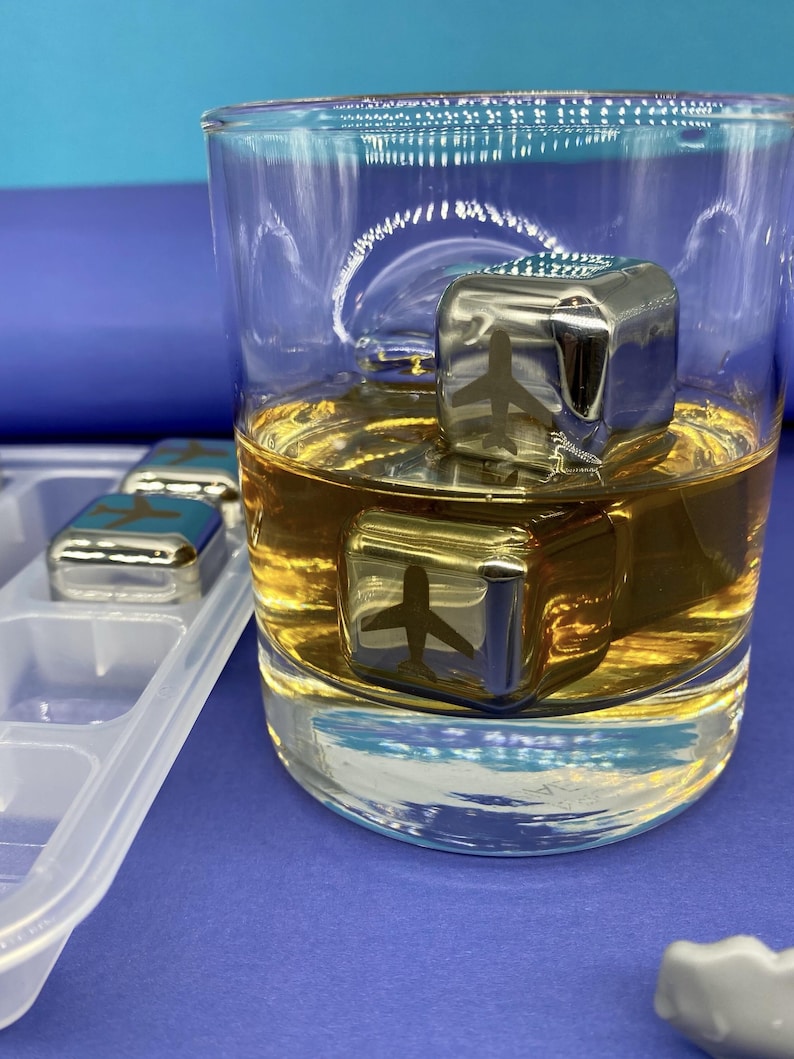 Aviation Drink Cooling Set, Cooling Cubes, Tweezers, Plane, Airplane ...