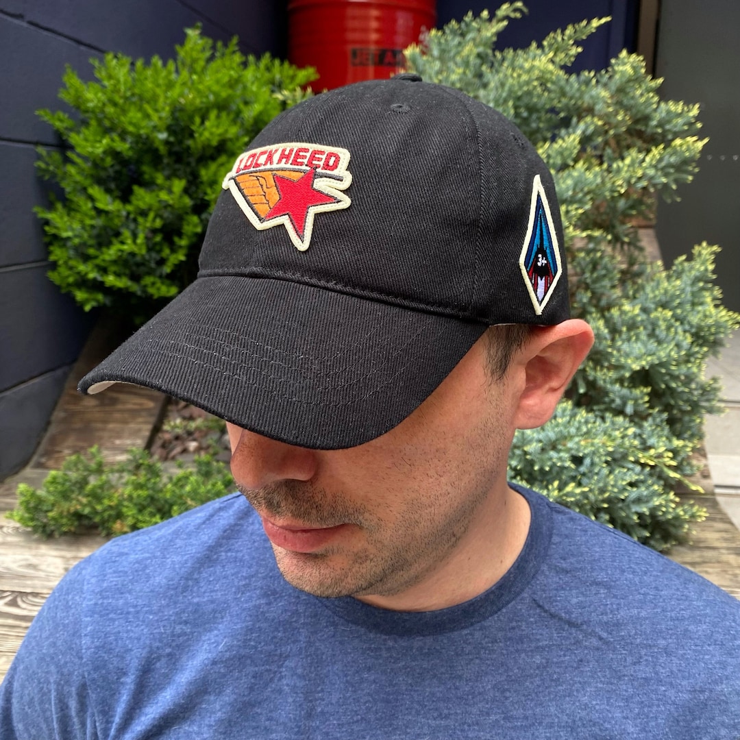 Lockheed Aviation Cap: Embroidered Cotton Unisex Hat - Etsy