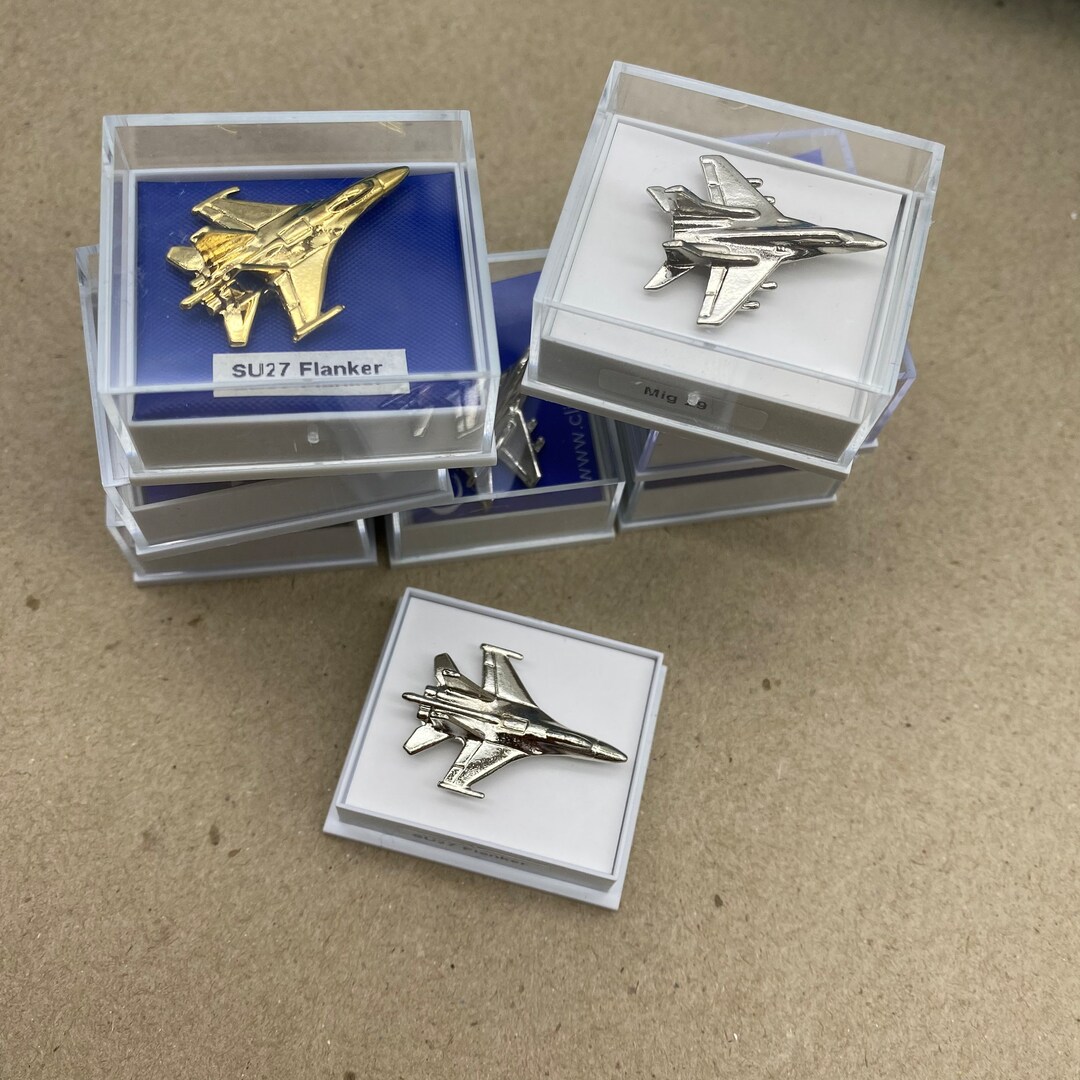 Military Aircraft Pins, Mig-29 Pin, Sukhoi, Su-25, Su-27, SU-24, F-16 ...