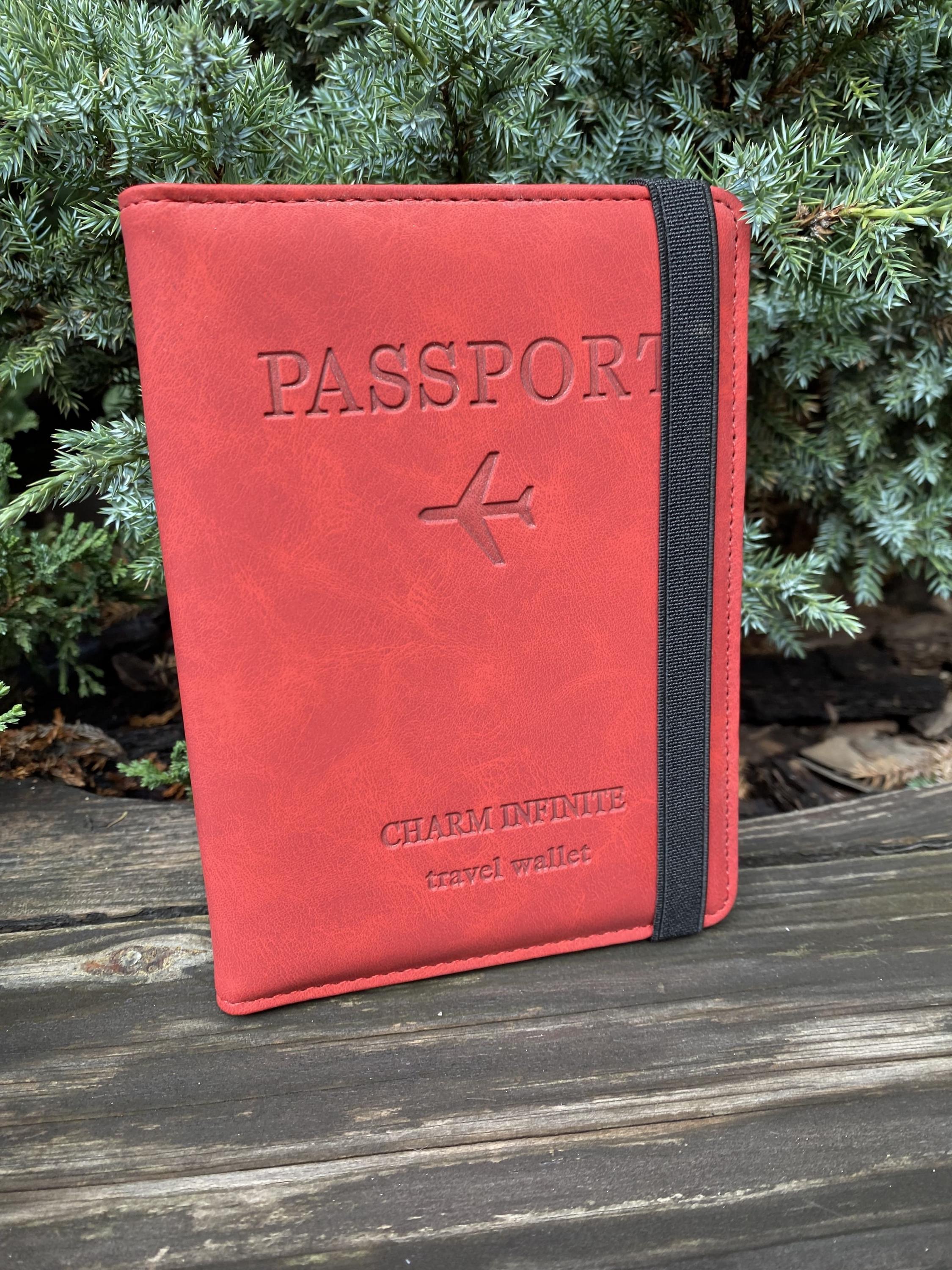 Passport Cover With Airplane, Travel Case, Travel Wallet, Document ...