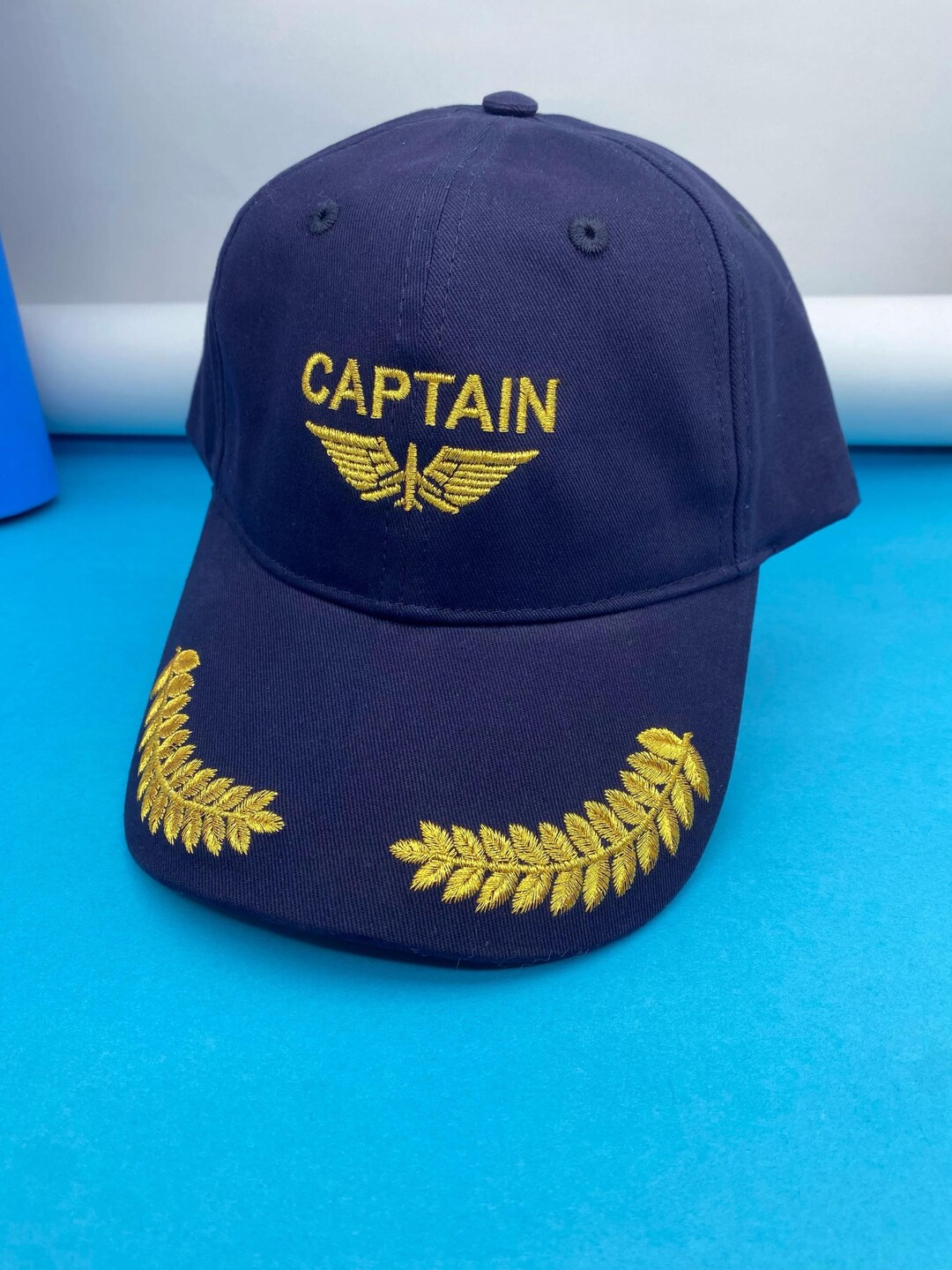 Captain Cap, Aviation Cap, PILOT Cap, Unisex Cap, Cap With Airplane ...