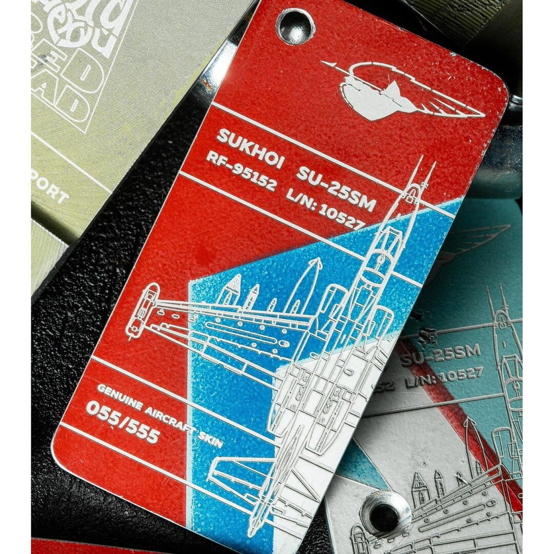 Shot Down Russian Air Force Su-25 RF-95152 Tag, 15 Blue, Original ...