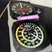 Clock Altitude and Thermometer Airspeed, Course, Wall Clock, Aviation ...