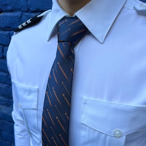 Tie With Planes, Necktie, Aviation Gift, Present for Pilot, Airplane ...