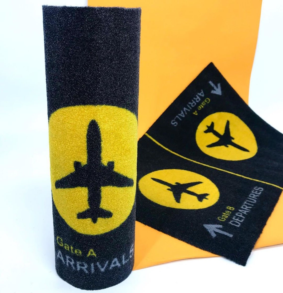 Airport Doormat Departure Arrival doormat Aviation gift | Etsy