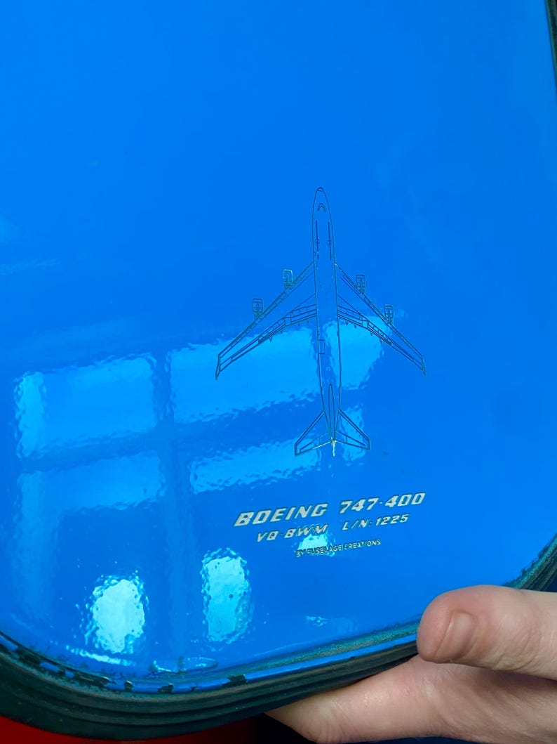 Window Plug From the B747-400 Aircraft, Original Aircraft Skin, Gift ...