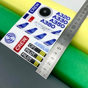 Sticker Pack Airbus, Aviation Stickers, Airbus Group, A320, A330, A350 ...