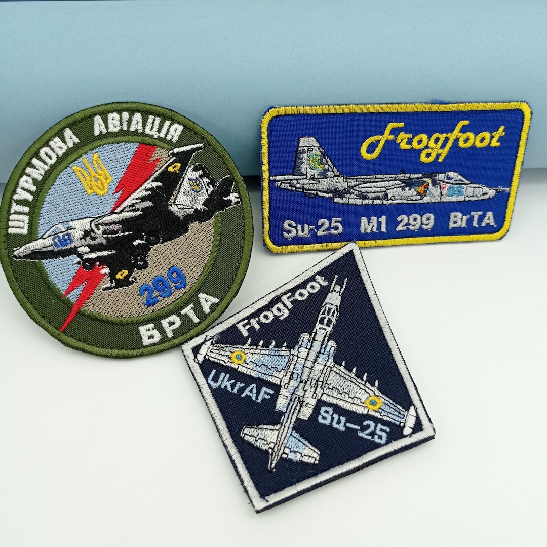 Su-25 Frogfoot, Aviation Patch, Patch With Airplanes, Aircraft Patch ...