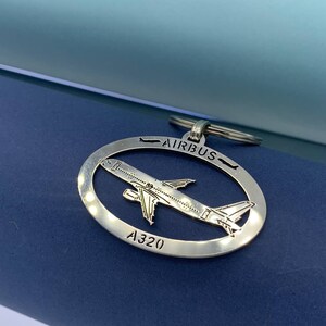 Metal Keychain Airbus, A320, A321neo, A380, Keychain With Plane ...