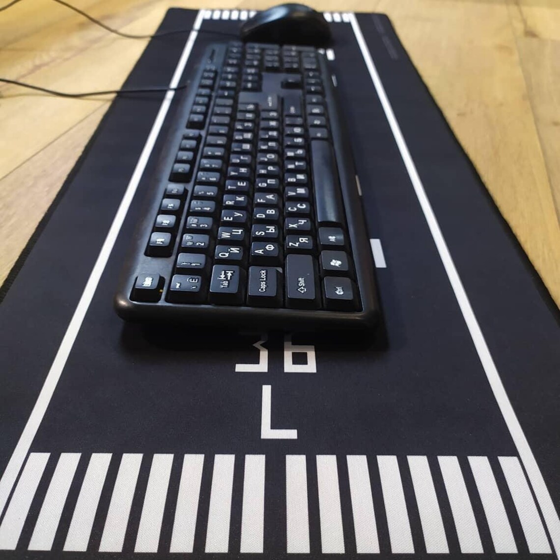 Runway Mouse Pad Desk Mat Airplane Desk Decor Mousepad | Etsy