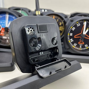 Aviation Table Clock, Airplane, Plane, Alarm Clock, Set With Pen, Gift ...