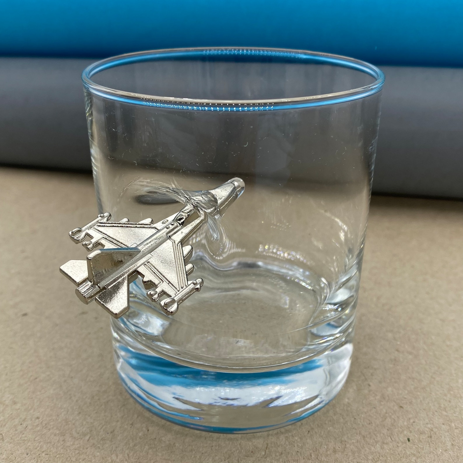 Glass With Airplane Boeing F-16, Fighting Falcon, Aviation Glass, Gift ...
