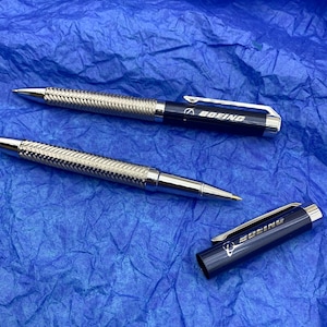Set Boeing Metal Pen, Boeing Carbon Ball Pen, Gift for Pilot, Pen With ...