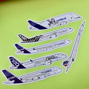 Bookmarks Boeing, Bookmarks Airbus ,aircraft Bookmark, Set of Bookmarks ...