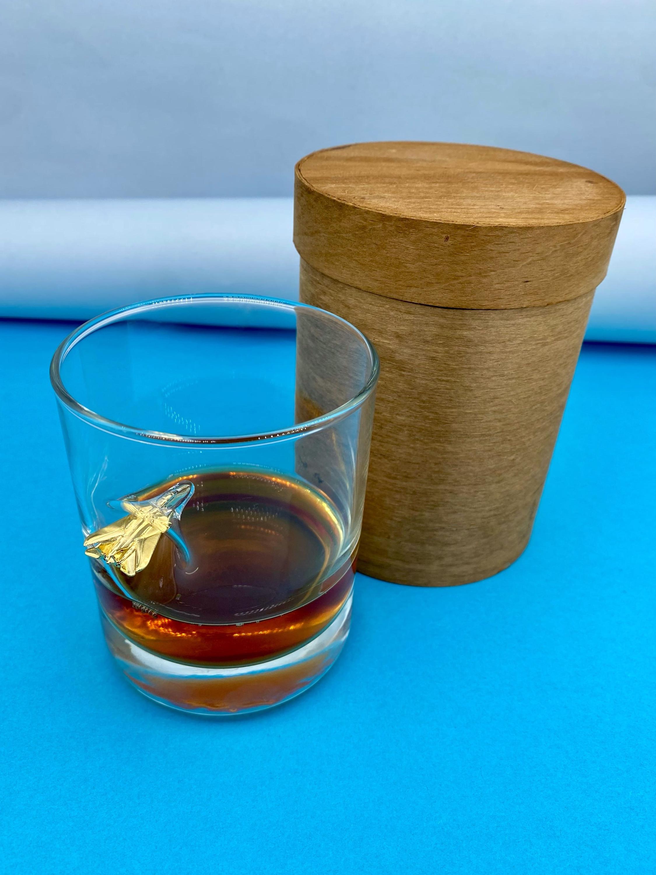 Fighter Jet Airplane Glass, Aviation Whiskey Tumbler, F-16, F-18, F-14 ...