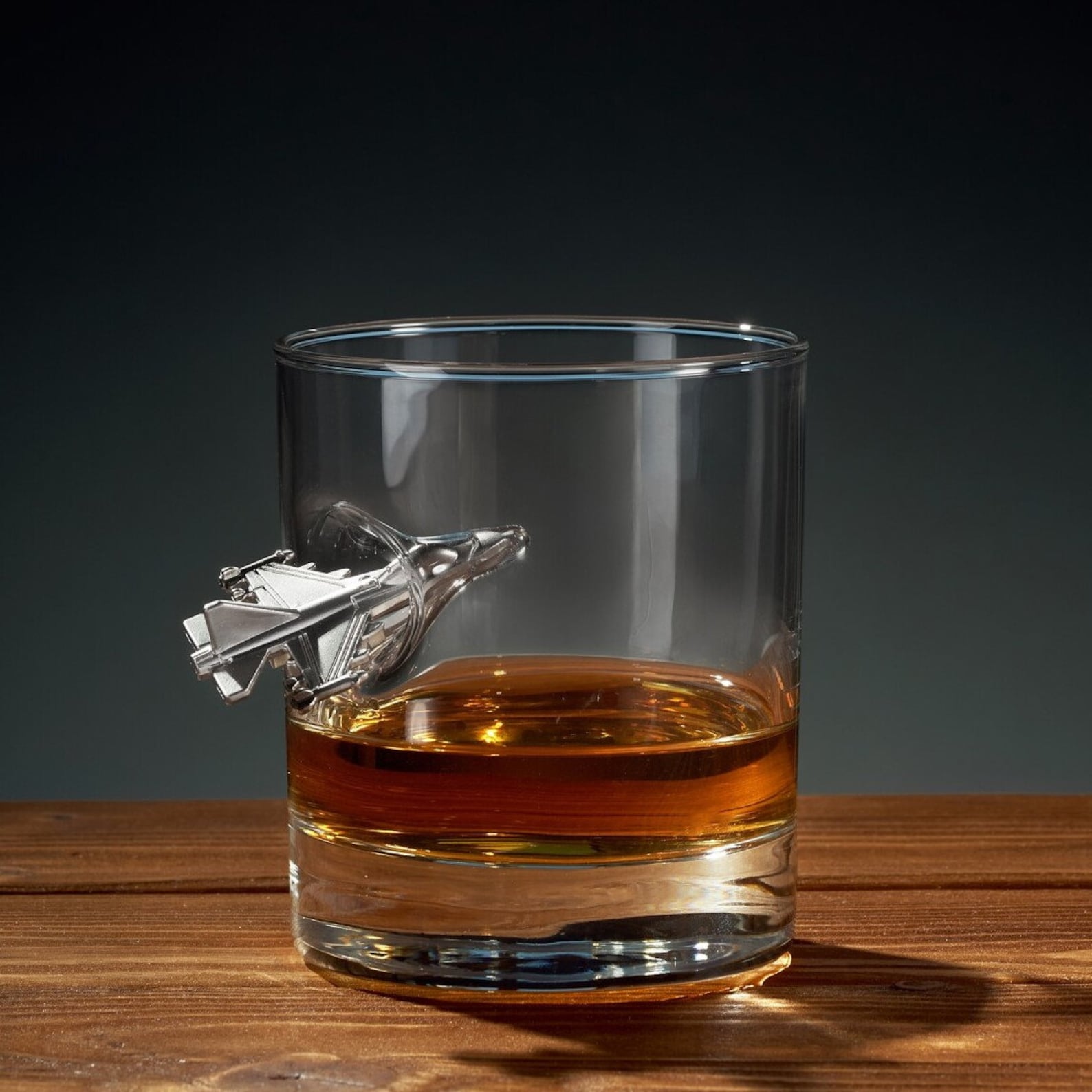 Glass With Airplane Boeing F-16, Fighting Falcon, Aviation Glass, Gift ...