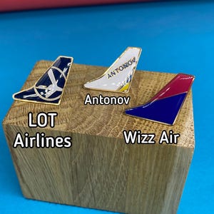 Pin Airlines Tail, Pin Aircraft Tail Fin, Emirates, Lufthansa, Antonov ...