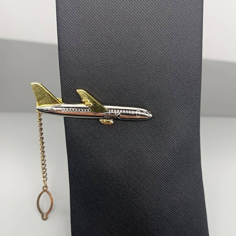 Tie Clip Airplane Aviation Plane Tie Clip Airbus Boeing - Etsy