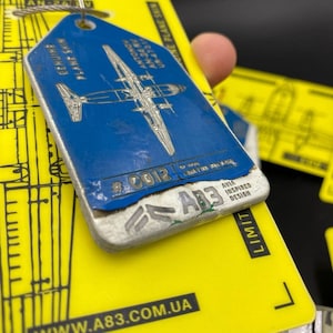Keychain Tag AN-24, Antonov, Original Aircraft Skin, Gift for Pilot ...