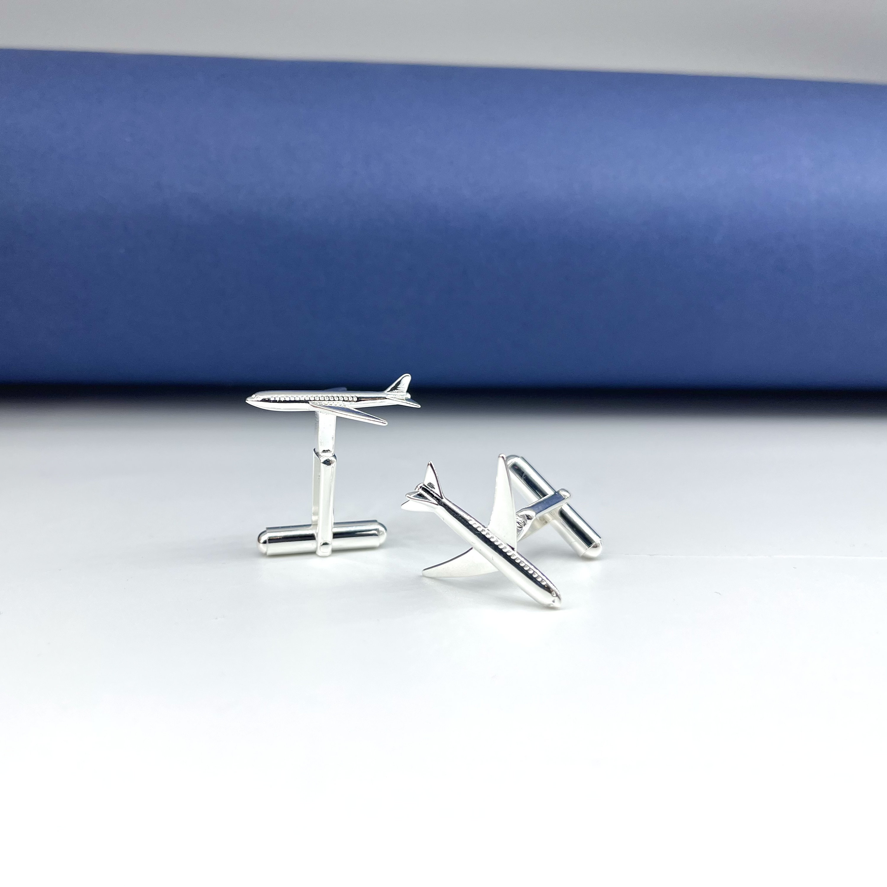 Silver Airplane Cufflinks, Aircraft, Plane, Airplane Jewelry, Pilot ...