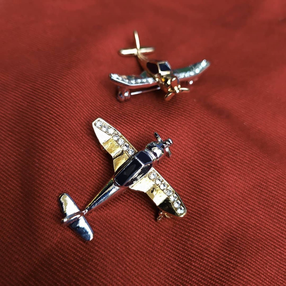 Airplane Brooch Plane Brooch Accessories Pin With Airplane - Etsy