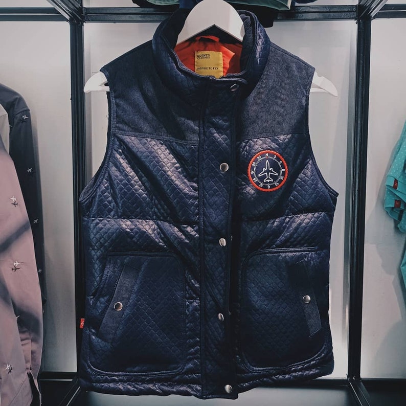 Aviation Vest Male With Airplane, Course, Aviation Gift, Present for ...