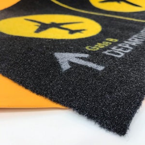 Airport Doormat, Departure Arrival Doormat, Aviation Gift, Present for ...