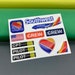 Sticker Pack United Airlines, Aviation Stickers, United, Avgeek, Gift ...