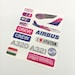 Sticker Pack Wizz Air, Aviation Stickers, Wizzair, A320, Airbus, A321 ...