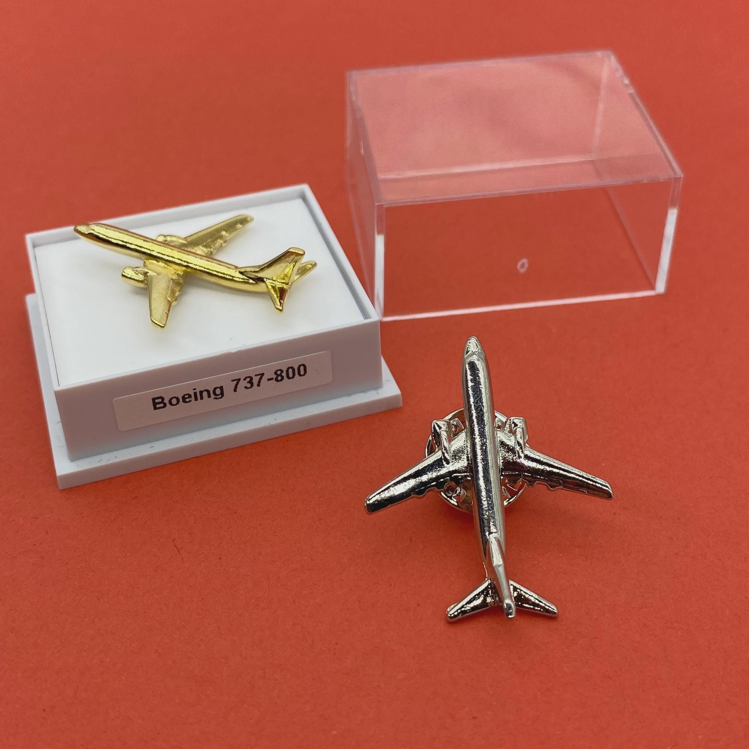 Boeing Pin, Airbus Pin, Pin With Plane, Pin in Box, Metal Badge, B777 ...