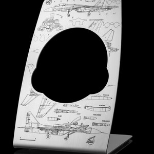 Stand for Aircraft Clock With Military Aircraft, Su-27, Mig-29, Su-24 ...