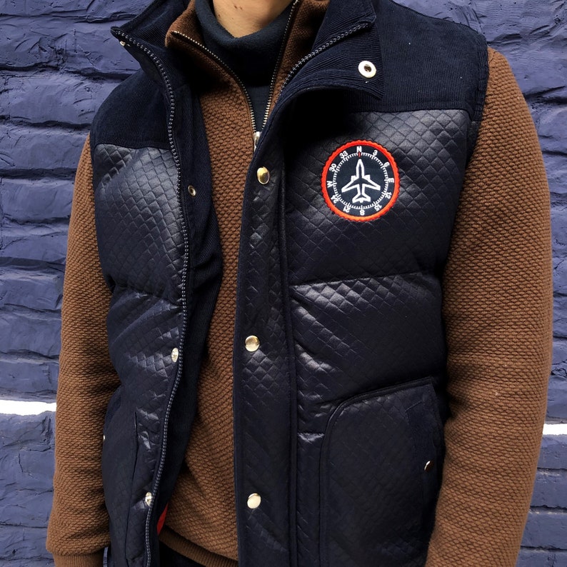 Aviation Vest Male With Airplane Course Aviation Gift | Etsy