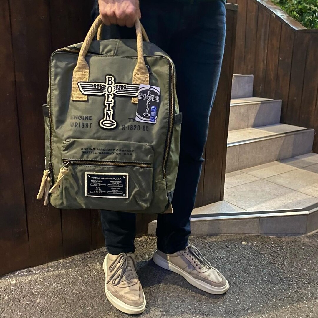 Backpack Boeing, Khaki Backpack, Backpack, Airplane, Plane, Aviation ...