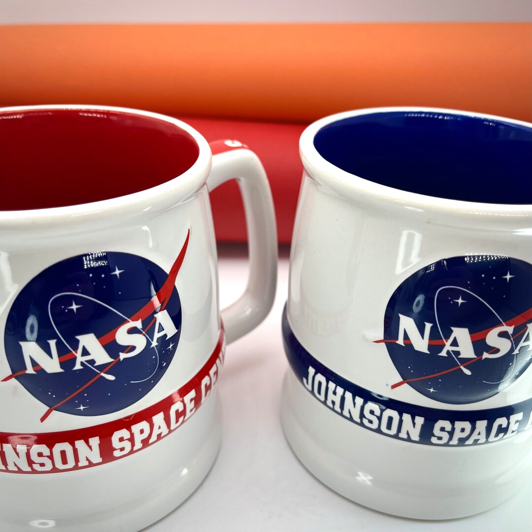 Mug NASA Johnson Space Center, NASA Cup, Nasa, Nasa Logo, Space, Big ...