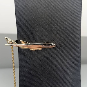 Tie Clip Airplane, Aviation, Plane Tie Clip, Airbus, Boeing, Pilot ...
