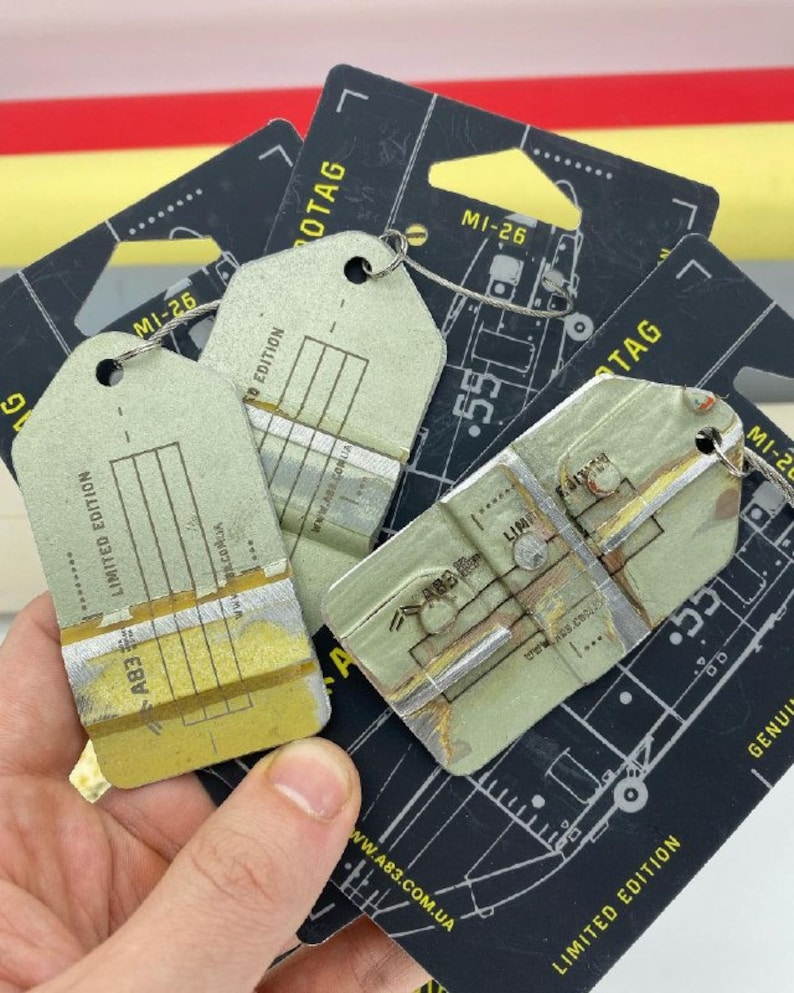 Keychain Tag Mi-26 Mil Original Aircraft Skin Helicopter | Etsy