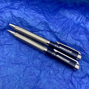 Set Boeing Metal Pen, Boeing Carbon Ball Pen, Gift for Pilot, Pen With ...