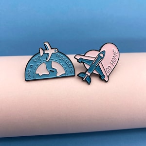 Pin Travel, Airplane Pin, Avgeek, Present for Pilot, Aviation Present ...