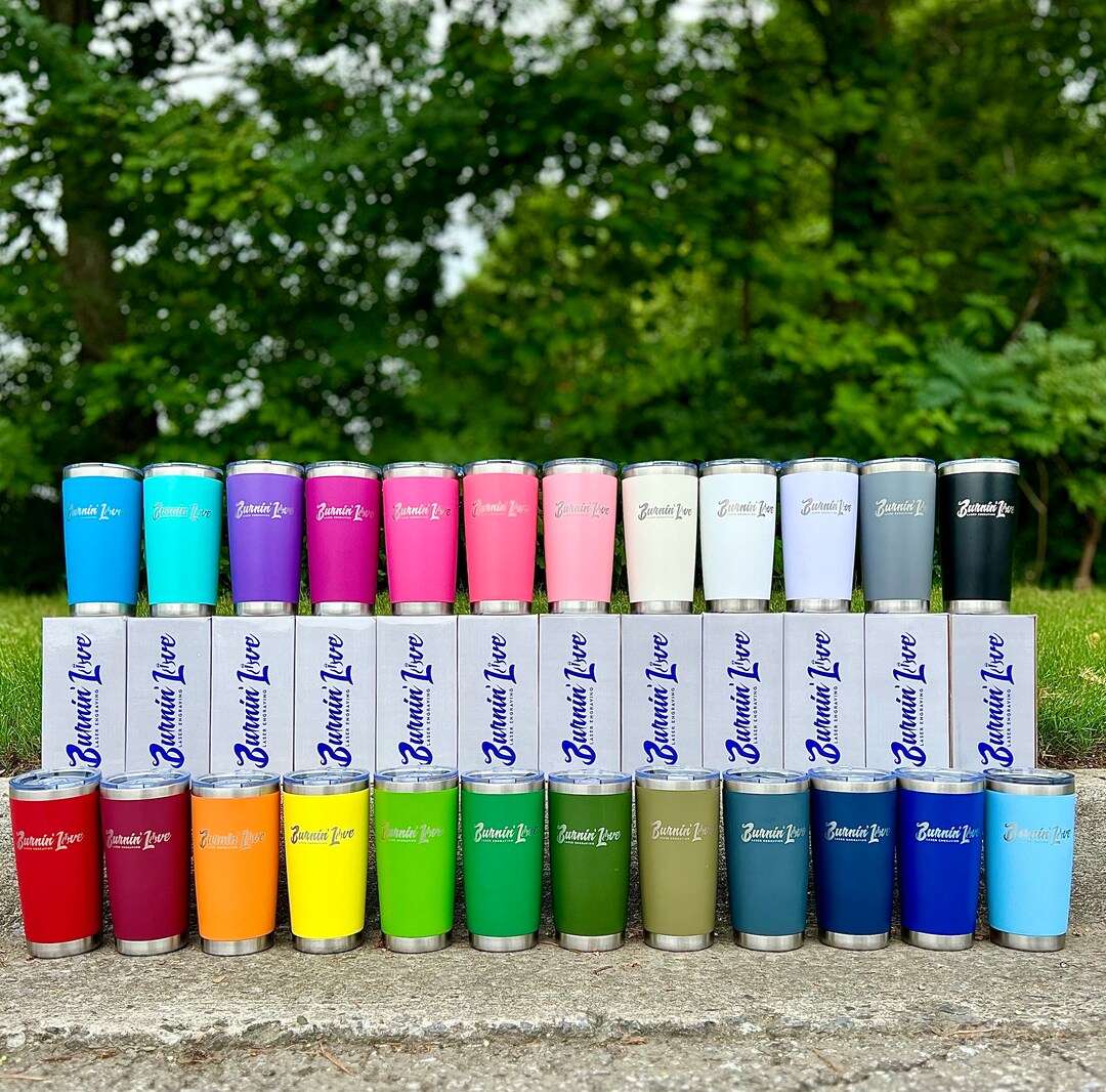 Personalized Engraved 20 Oz Tumbler Custom Stainless Steel Drinkware ...