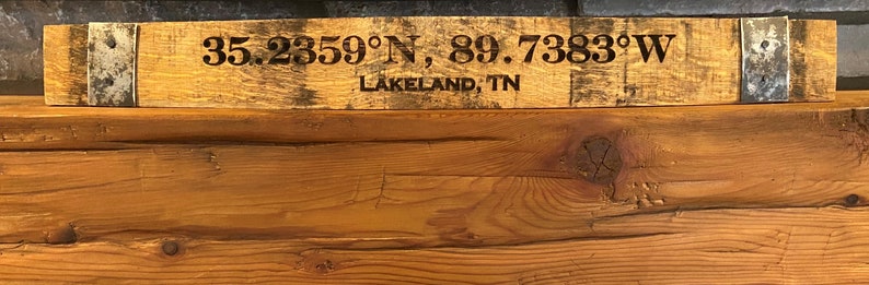 Personalized Barrel Stave Signs With Metal Ring Accents for | Etsy