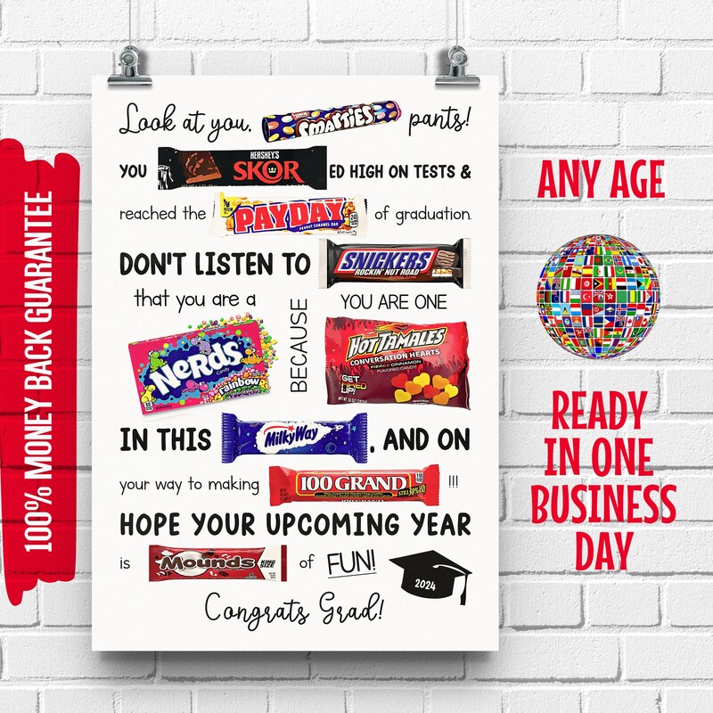 Graduation Candy Bar - Etsy